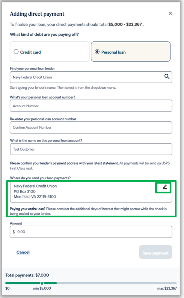 How do I complete my Direct Pay setup? – Best Egg Help Center